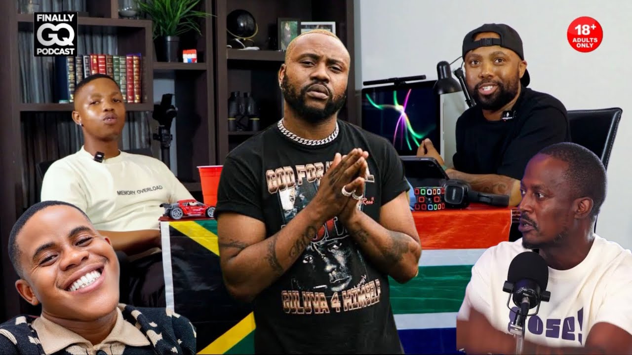 @finallyGQpodcast hosts on Reason/Sizwe Alakine pulling up on Sfiso and ...