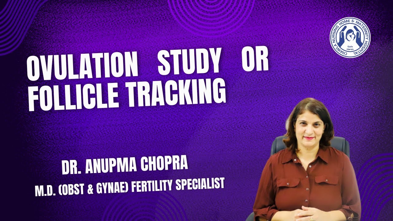 Ovulation Study or Follicle Tracking by Dr. Anupma Chopra #india #ivf # ...