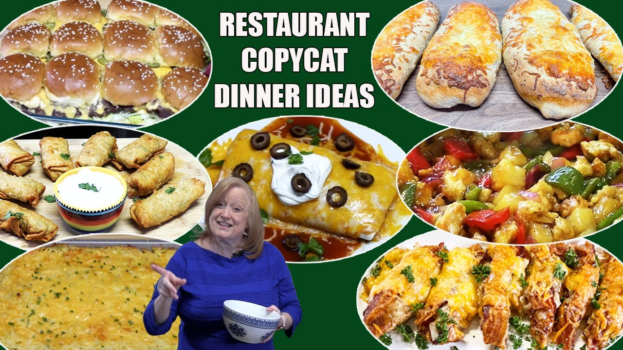 Lots Of RESTAURANT COPYCAT DINNER IDEAS - YouTube