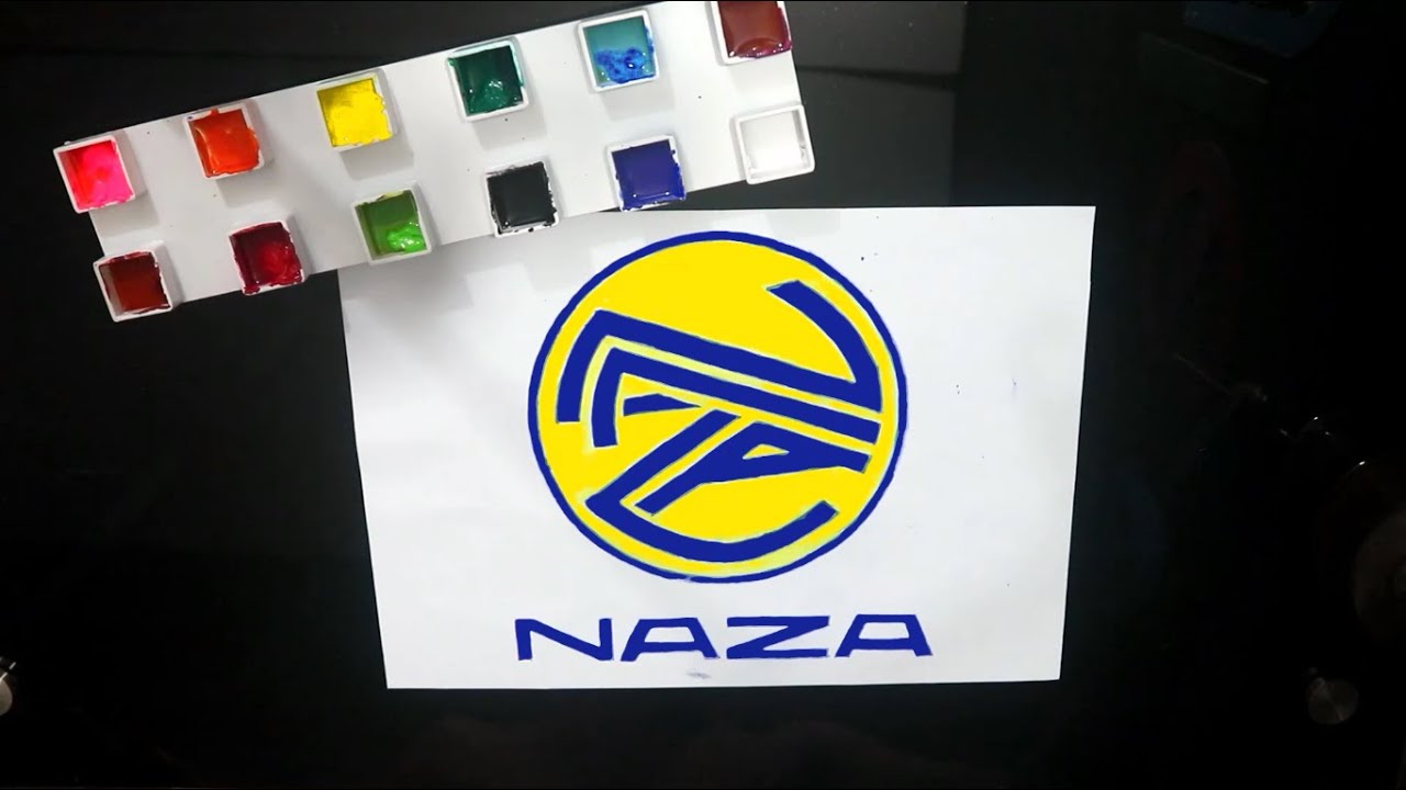How to draw the Naza logo - YouTube