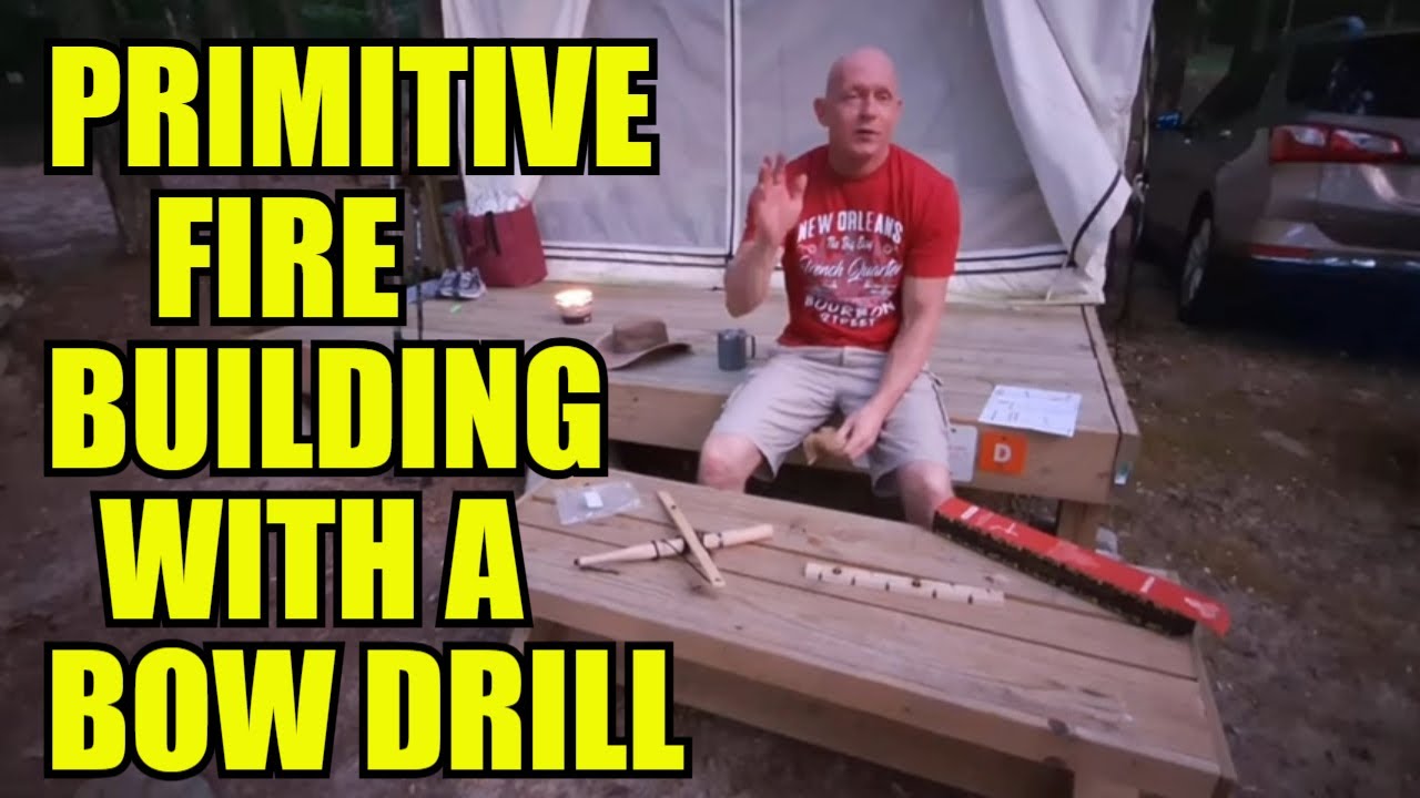 PRIMITIVE TECHNOLOGY BOW DRILL FIRE STARTING SURVIVAL FOR BUSHCRAFT ...