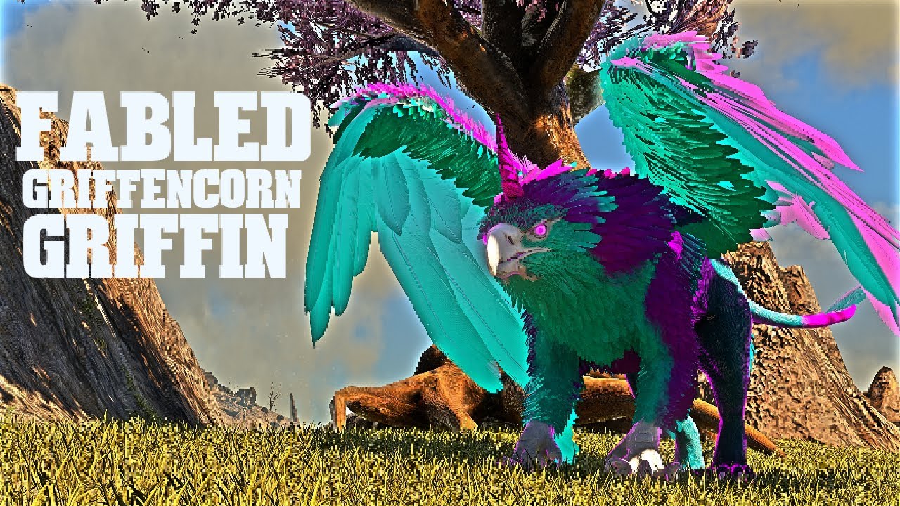 ARK Survival Evolved FABLED GRIFFON UNICORN GRIFFIN Ep-30 - YouTube