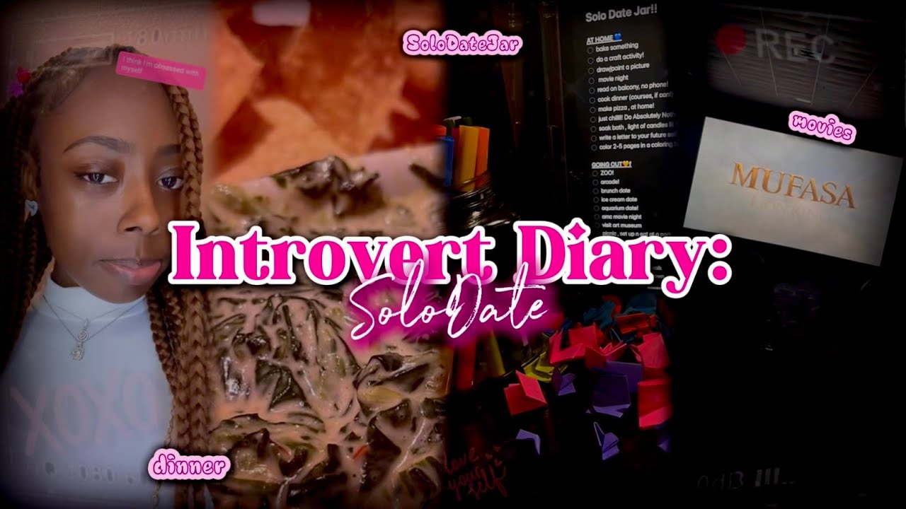 Introvert Diary 001: Solo Date🫧🎀!! || MOVIES, DINNER, SHOPPING, SOLODATE JAR, etc.. - YouTube