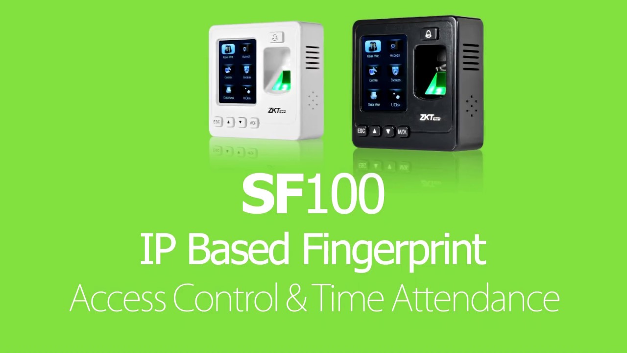 IP Based Fingerprint SF100 - YouTube