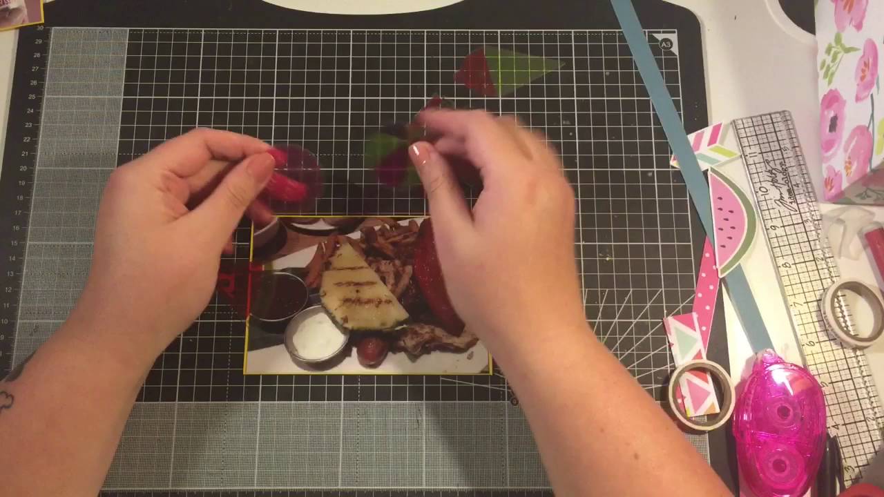 9x12 Project Life layout/Turtle Crafts UK/August 2016/Amy Tangerine ...