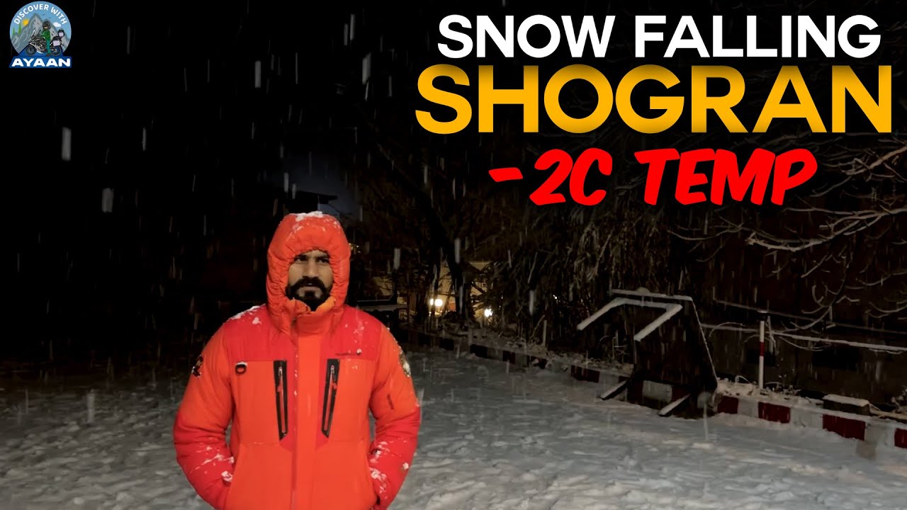 Snow Falling In Shogran Valley -2C Temp | Kaghan Valley - YouTube