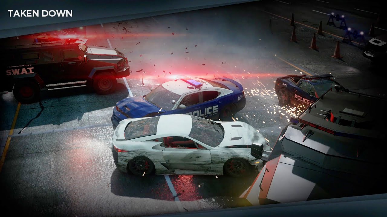 NFS Most Wanted | Police Chase Max Heat Level Escaped | Lexus LFA vs ...