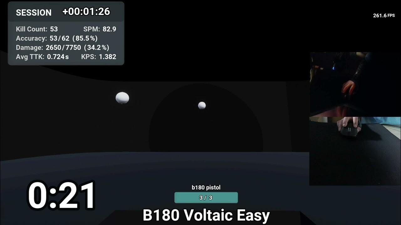 kovaak's b180 voltaic easy 80 - YouTube