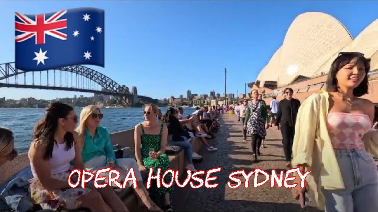 Sydney 🇦🇺Walking Tour [4K] Opera house View Saturday Afternoon - YouTube