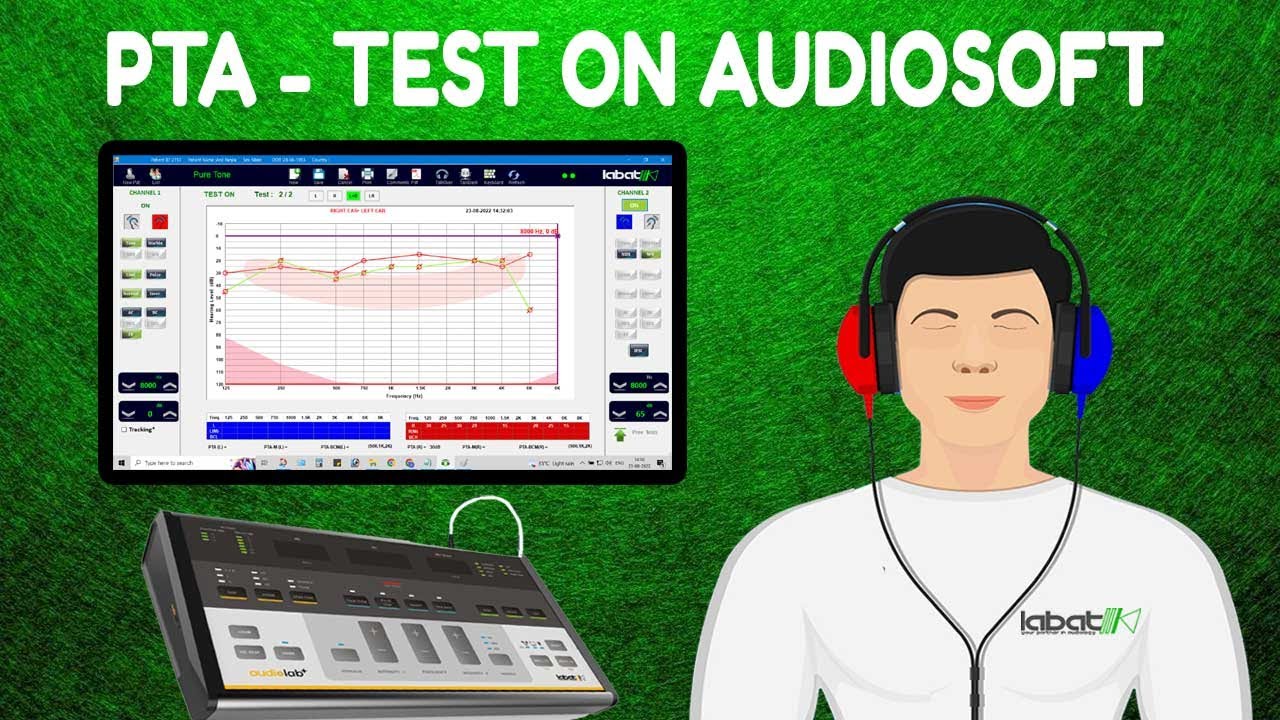 Pure Tone - Test Using software (Audiosoft ) - YouTube