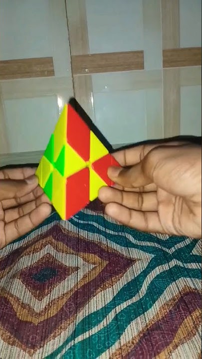 Making new pattern on Rubik's cube pyraminx. - YouTube