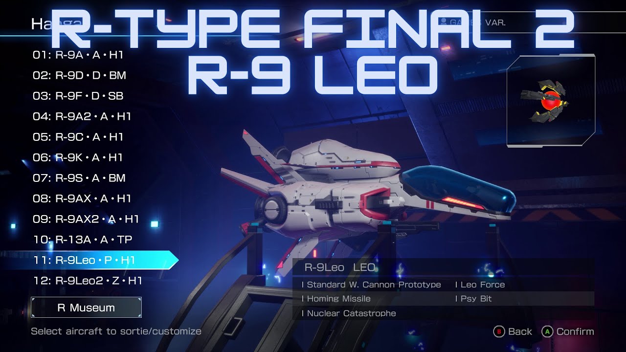 R-Type Final 2 | R-9 Leo | Stage 1.0 (R-Typer 3 Difficulty) - YouTube