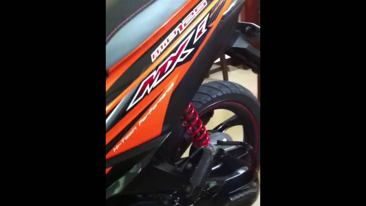 Mio mxi 125 orange stock - YouTube