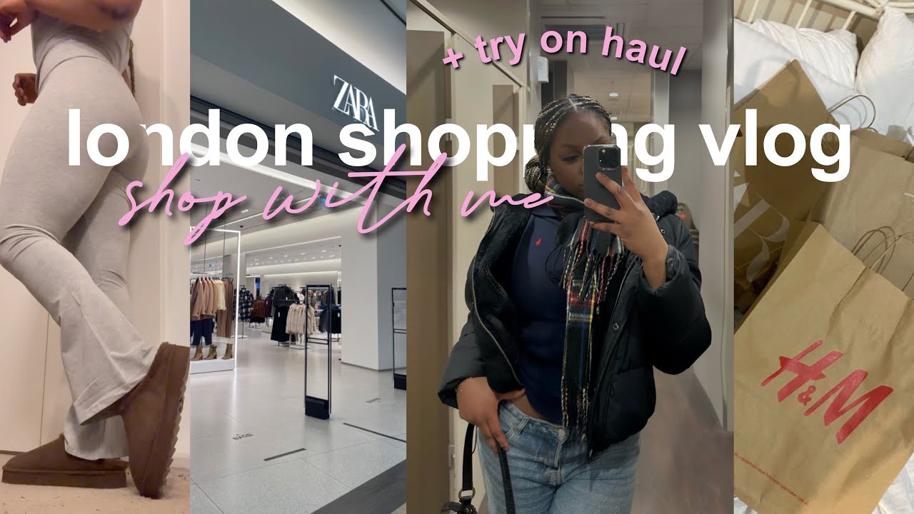 COME SHOPPING WITH ME + huge try on haul | london shopping vlog - YouTube
