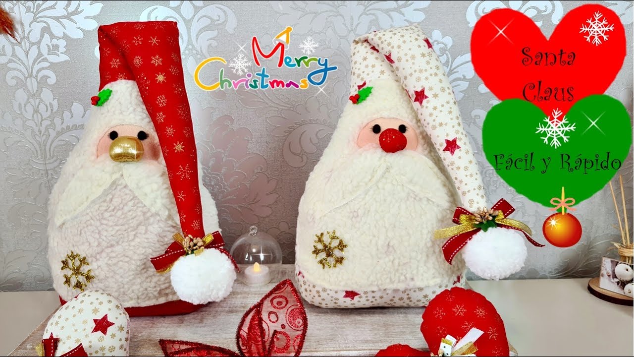 Santa claus Fácil y Rápido😮🎄 - YouTube
