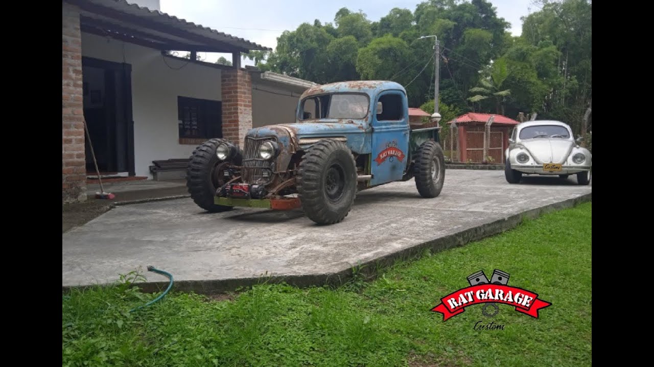 Rat rod Ford 46 - YouTube