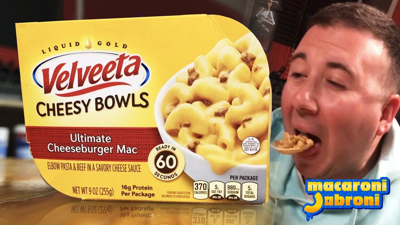 Velveeta Cheesy Bowls, Ultimate Cheese Burger Mac REVIEW - YouTube