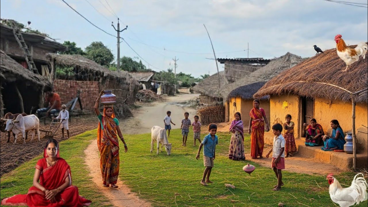 Inside a Traditional Indian Village: Authentic Life | Life Without ...