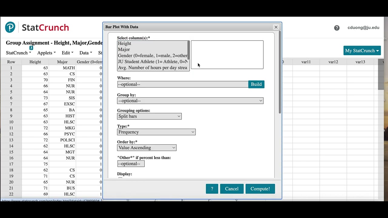"What's Typical About Us?" - How to use a bar graph to calculate sample ...