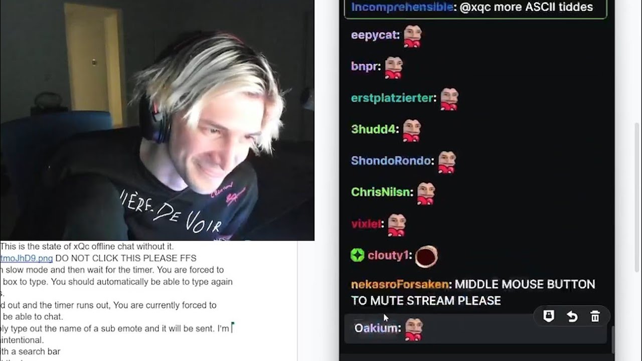 xQc Finds Out Non-Subs Can Type Sub Emotes... - YouTube