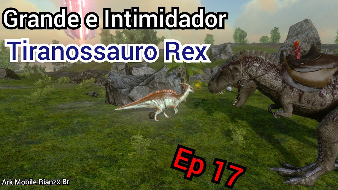Ark Mod god - Ep 17 Coloquei meu Rex contra dois Paracer de 50 k de ...