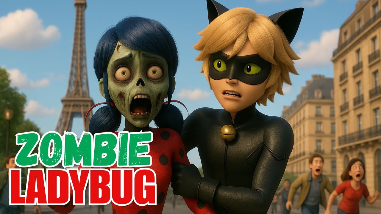 Miraculous Ladybug Becomes Zombie 🧟‍♀️ | 🐾 Cat Noir to the Rescue 🗼 ...