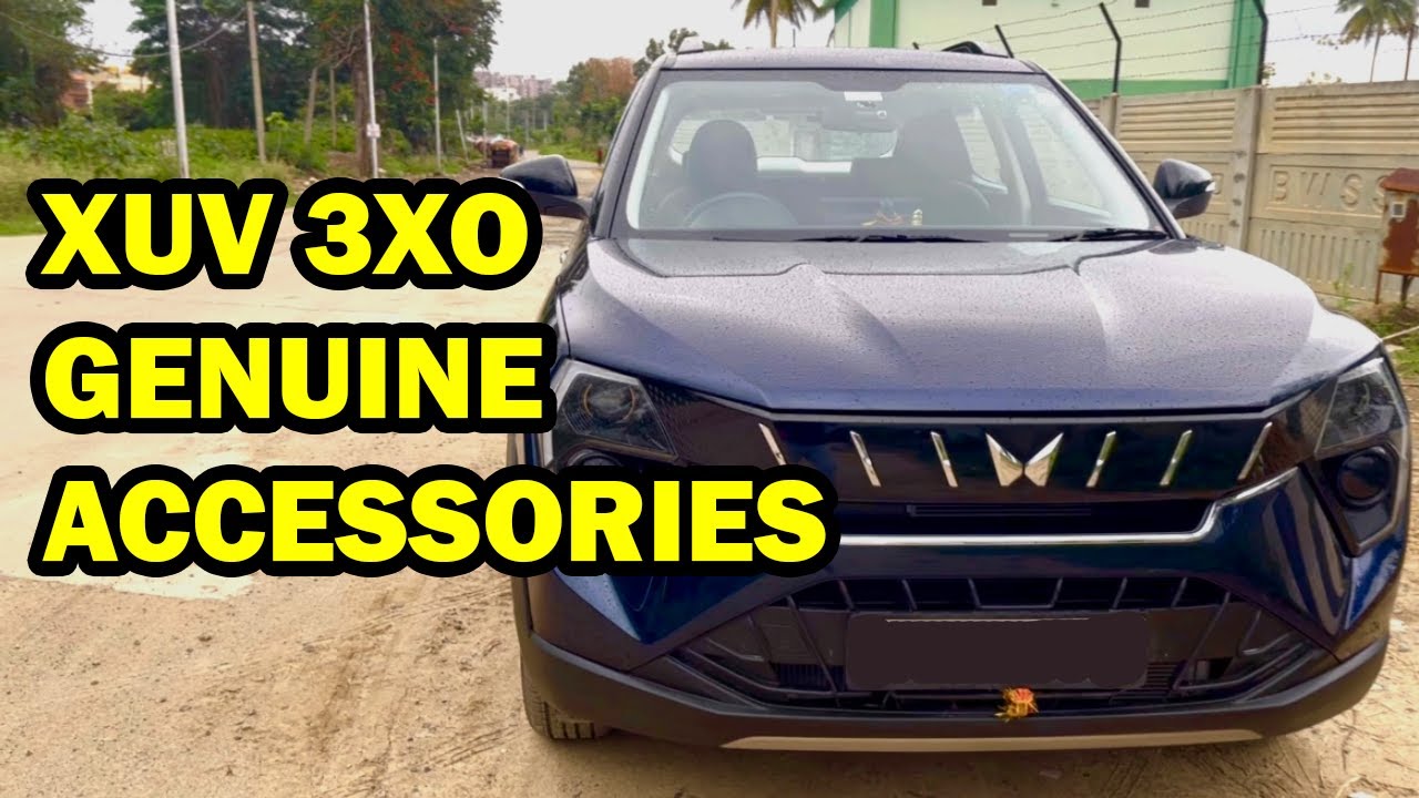 XUV 3XO Mahindra Genuine Accessories and Price Details - YouTube