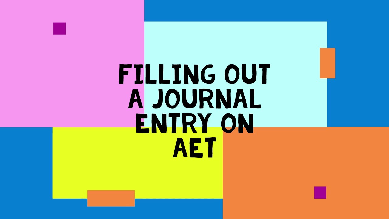 How To Make A Journal Entry YouTube How To Make A Journal Entry YouTube