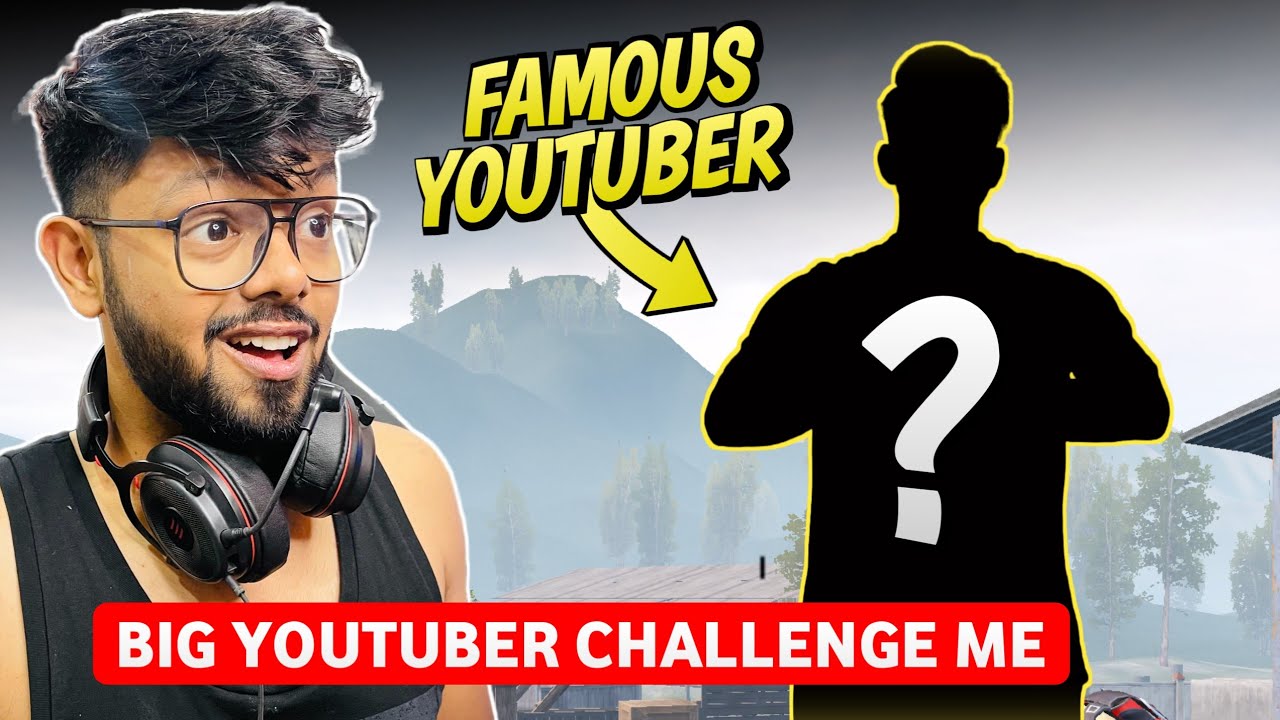 BIG GAMING YOUTUBER CHALLENGE ME FOR SNIPER MATCH - BGMI - YouTube