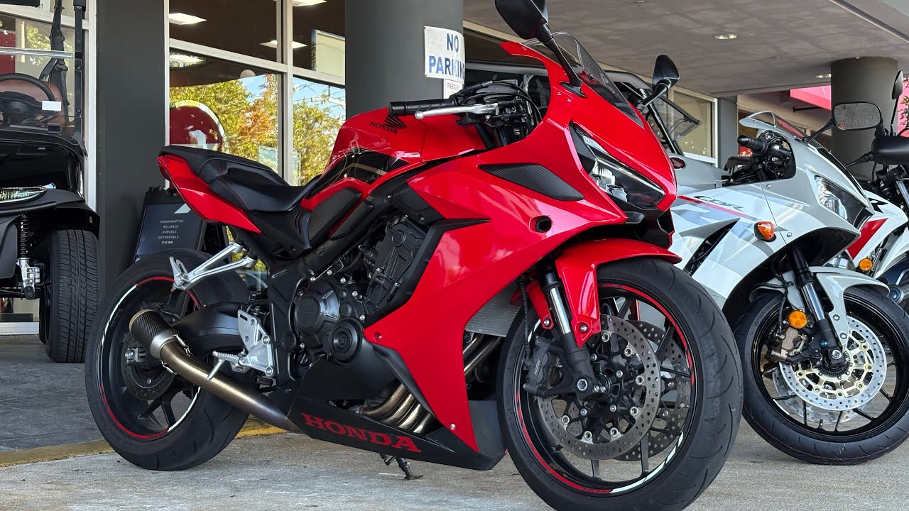 Lowered 2023 Honda CBR650R - YouTube