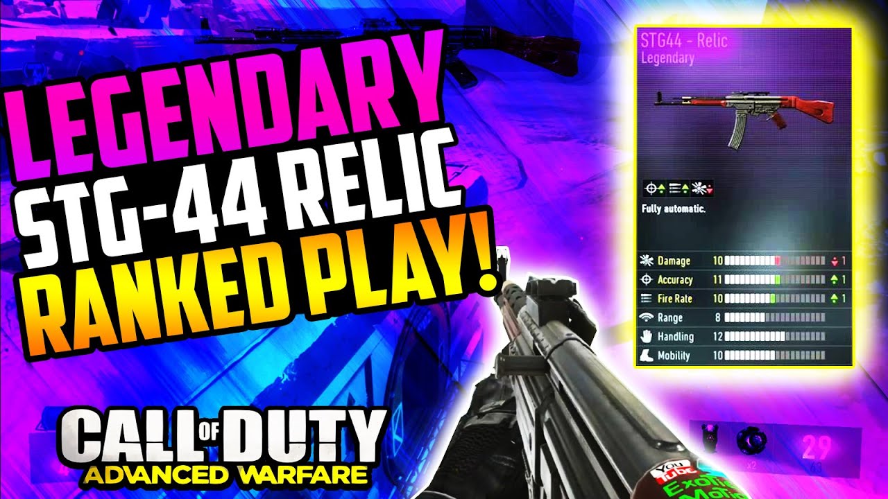 COD AW: LEGENDARY STG-44 RELIC Rips Kids In Ranked Play! "Jukes For ...