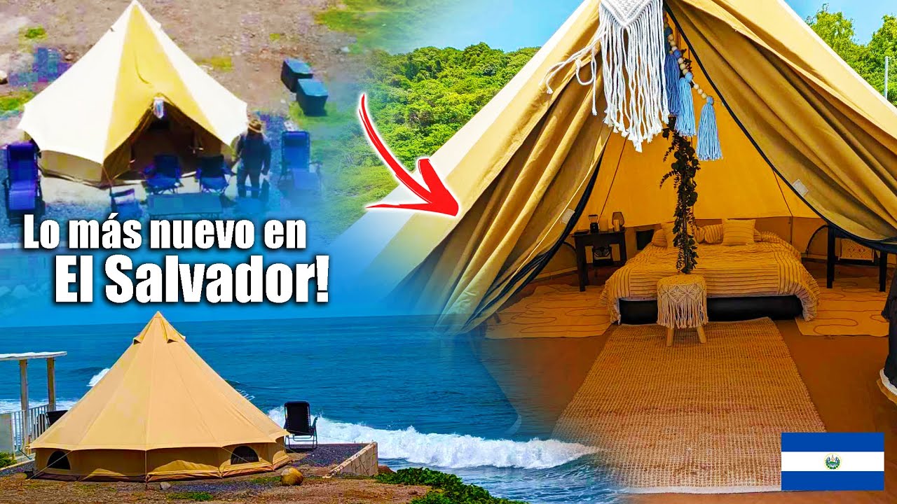 Lo mas nuevo en EL Salvador Glamping frente el mar? En playa la Tusera ...