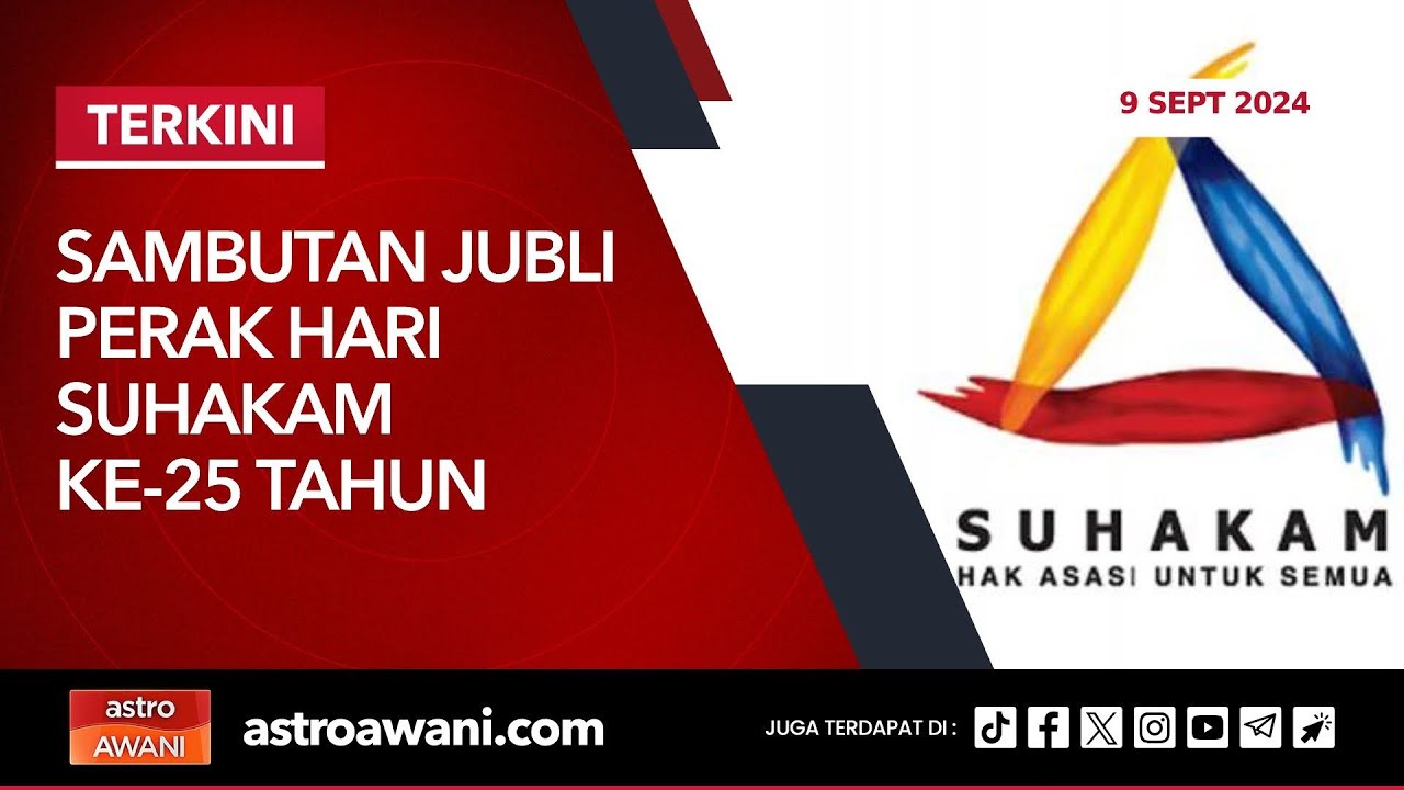 [LANGSUNG] Sambutan Jubli Perak Hari Suhakam ke-25 | 9 Sept 2024 - YouTube