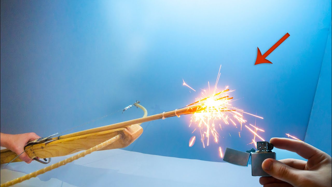 HOW TO MAKE FIRE ARROW - DIY ARROW - YouTube
