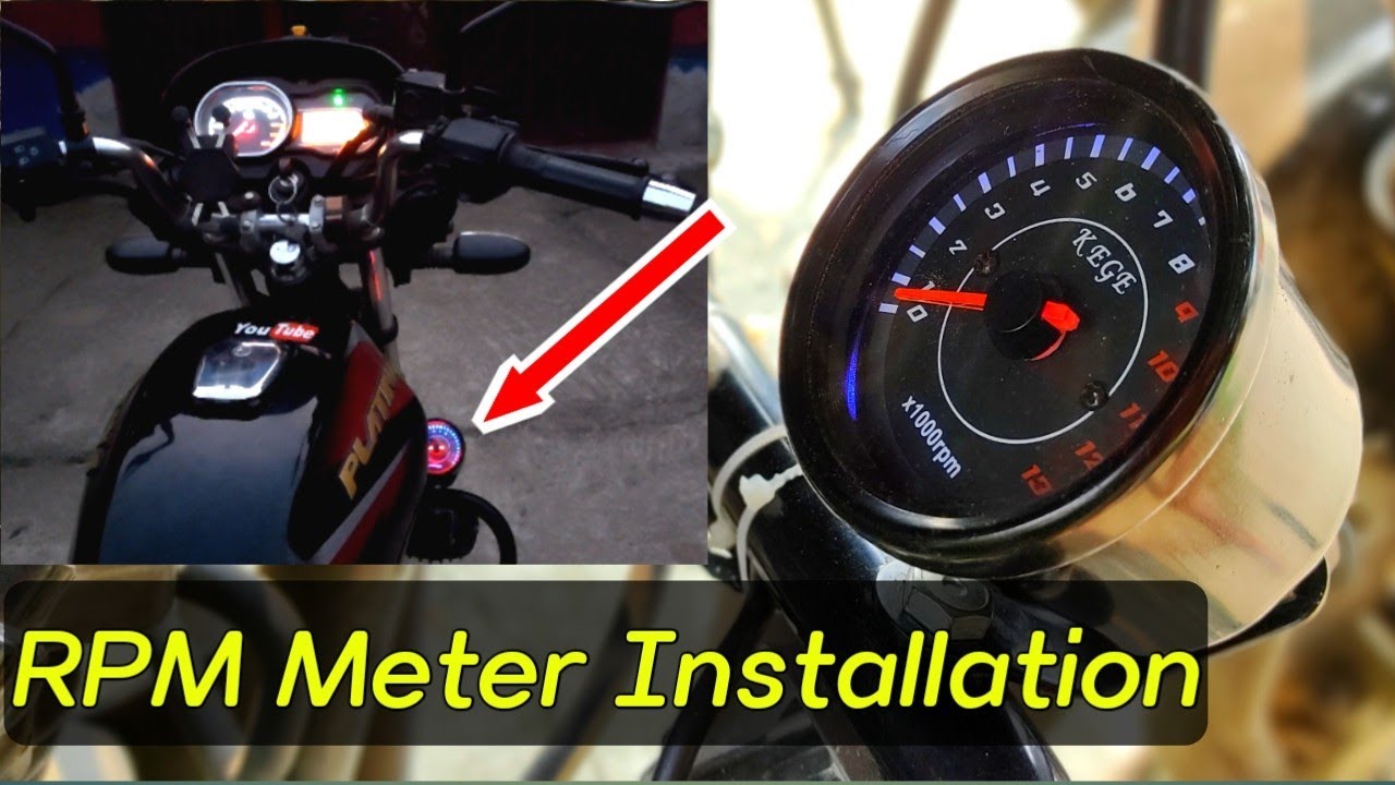 Amazing RPM meter install in Bajaj Platina H-Gear | Sexy Look Don't ...