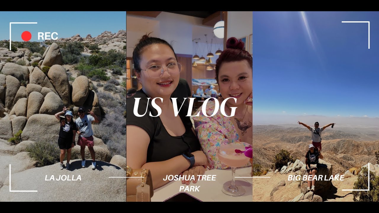 vlog 34 • US Vlog ep 10 🇺🇸 Exploring La Jolla, Joshua Tree, and Big Bear Lake - YouTube