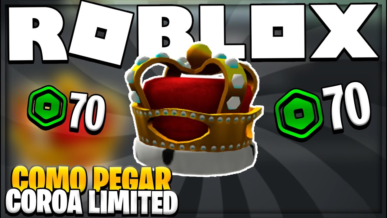 COMO PEGAR o NOVO ITEM "LIMITED" DISPONÍVEL no ROBLOX! [Royal Crown ...