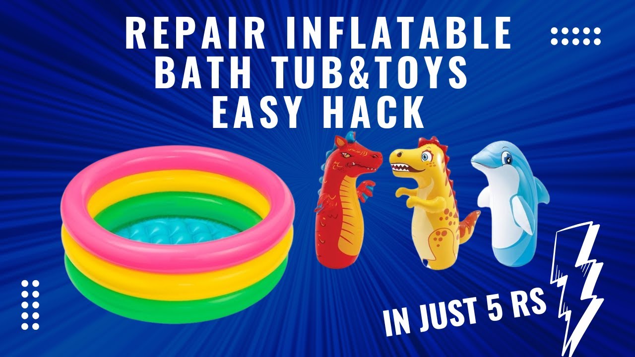 How to repair inflatable pool & Toys at home||Inflatable Pool Repair ...