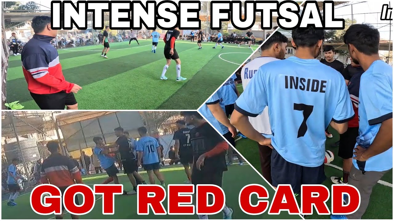 INTENSE FUTSAL GAMES GET HEATED and GOT RED CARD || POV football - YouTube