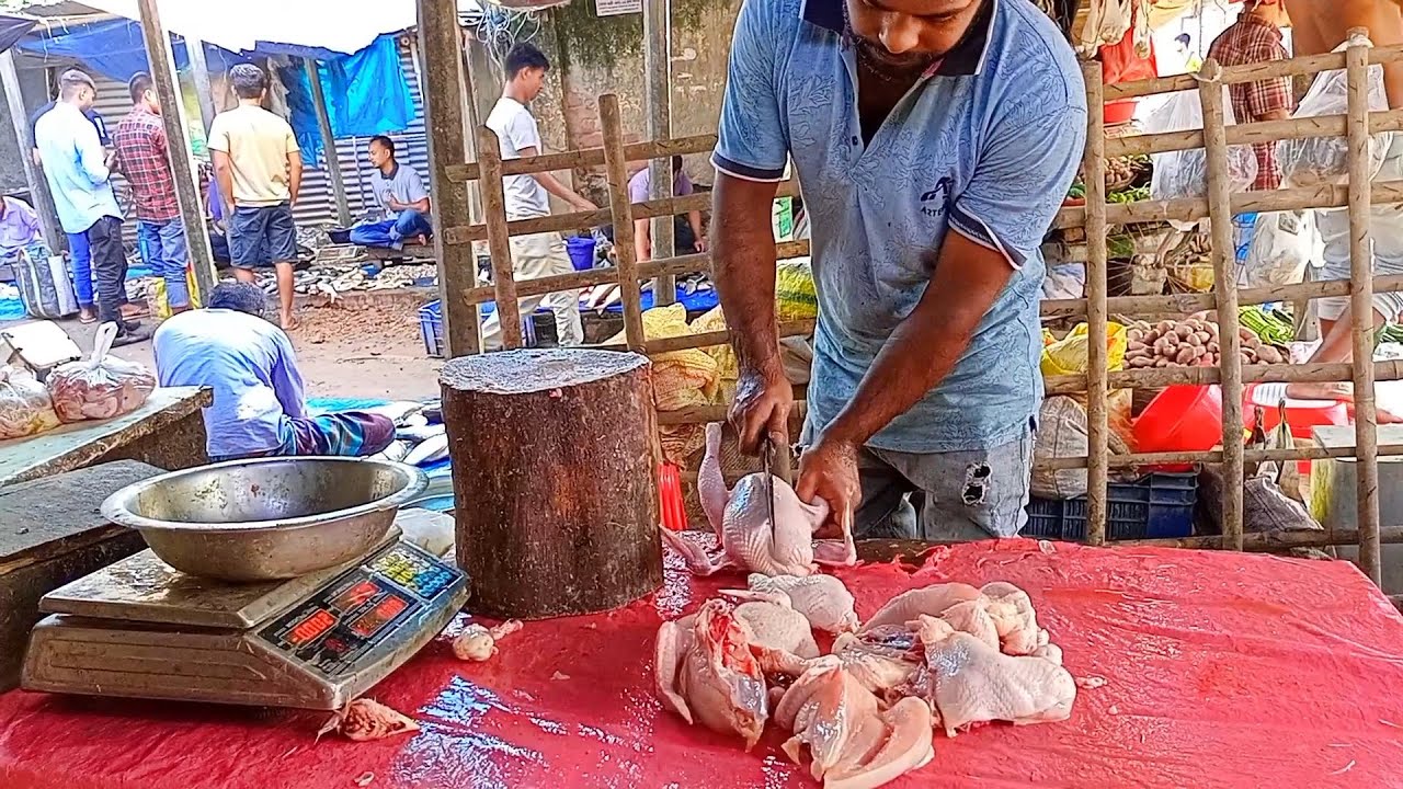 Amazing Village chicken market||Village market in the world | Part 35 ...