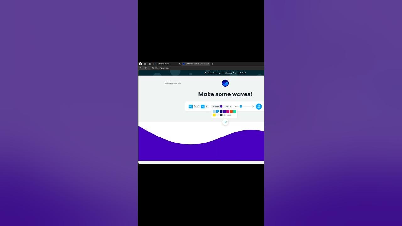 Css Wavy Background Tool Shorts Css Youtube