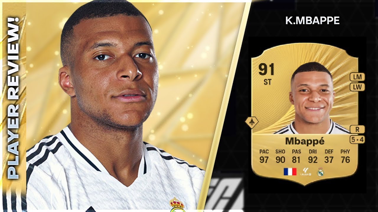 END GAME CARD!!!! 91 RATED KYLIAN MBAPPE PLAYER REVIEW - EA FC26 ...