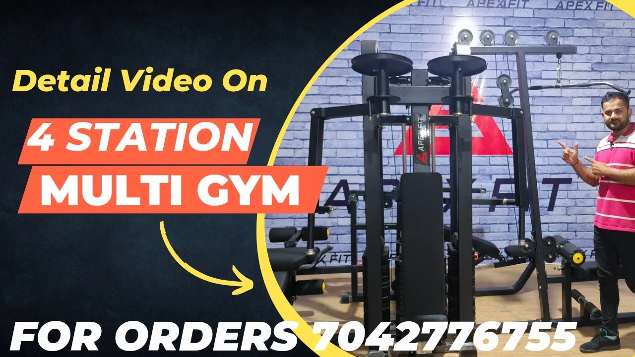 4 Station Multi Gym @Apexfitfitness - YouTube