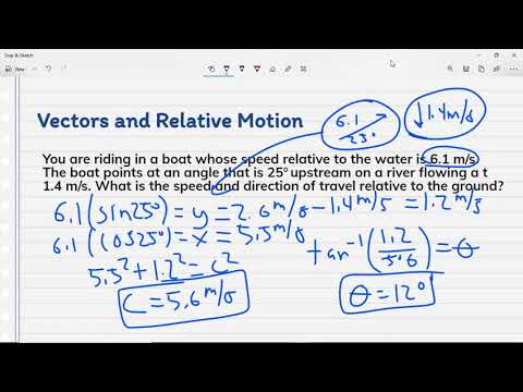 Physics: Video 3-2: Relative Motion and Projectile Motion - YouTube