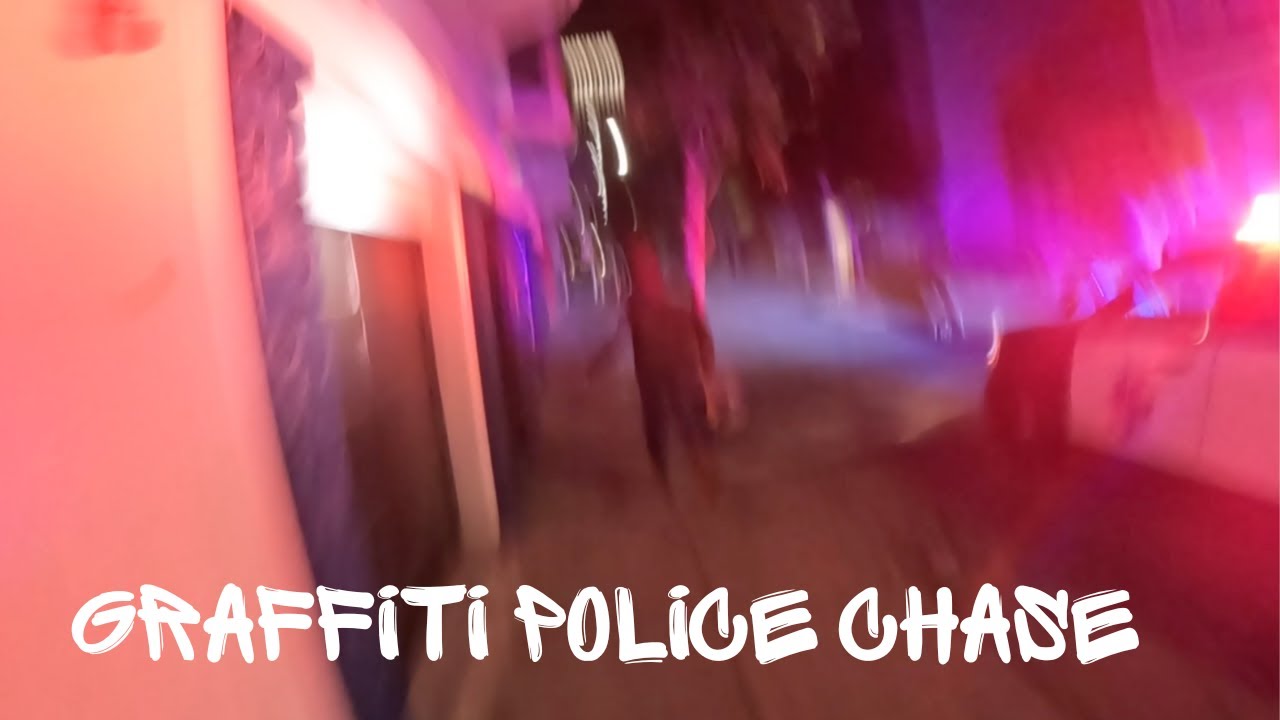GRAFFITI POLICE CHASE | Crazy City Bombing Till Arrest - YouTube