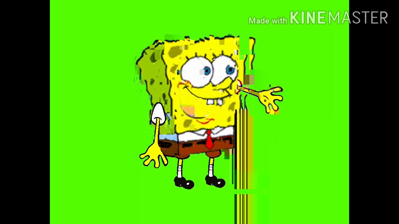 spongebob green screen [free to use] - YouTube