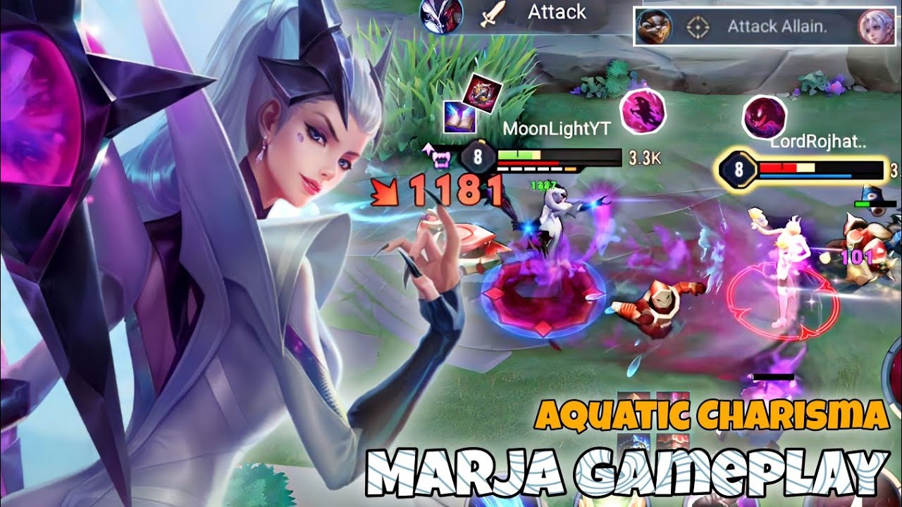 Marja Mid Lane Pro Gameplay | New Skin Aquatic Charisma | Arena of ...