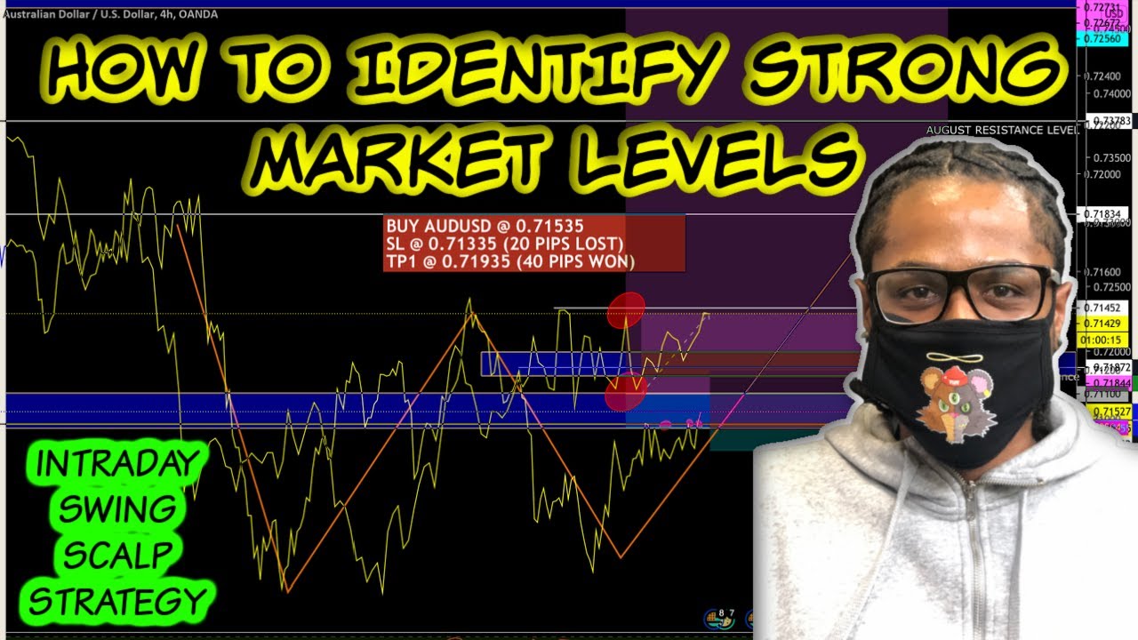 HOW TO IDENTIFY STRONG MARKET LEVELS | INTRADAY SWING SCALP STRATEGY ...