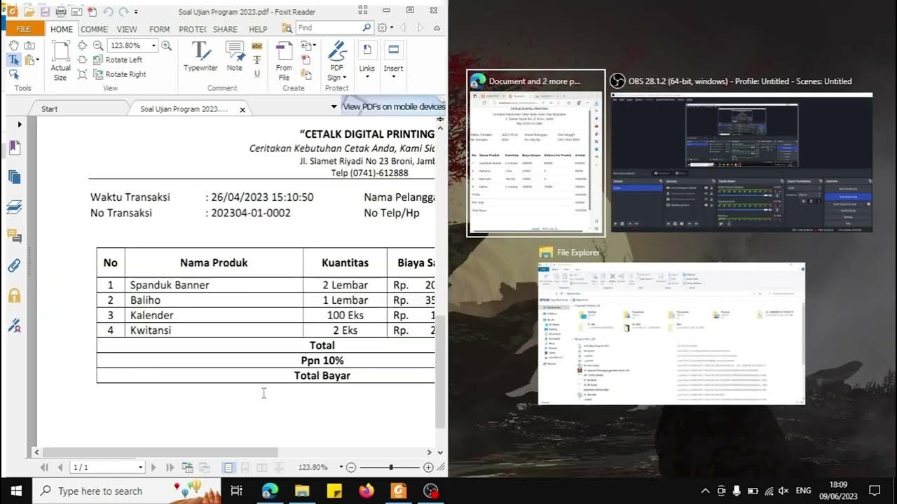 Progres Ujian Pemrograman - YouTube
