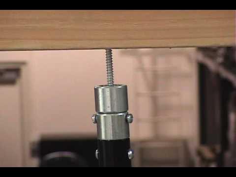 Hanging Threaded Rod with the Lagmaster Plus Lag Pole - YouTube